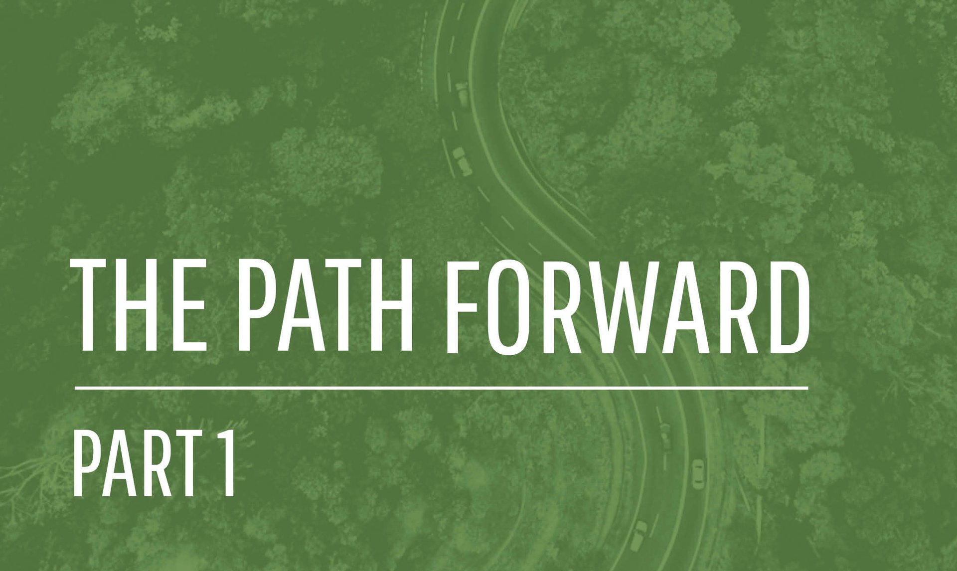 The Path Forward - Part 2